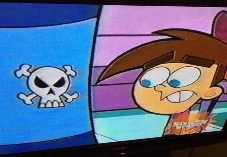 Fairly Oddparents Channel Chasers 2004 Nickelodeon Commercials VHS ...