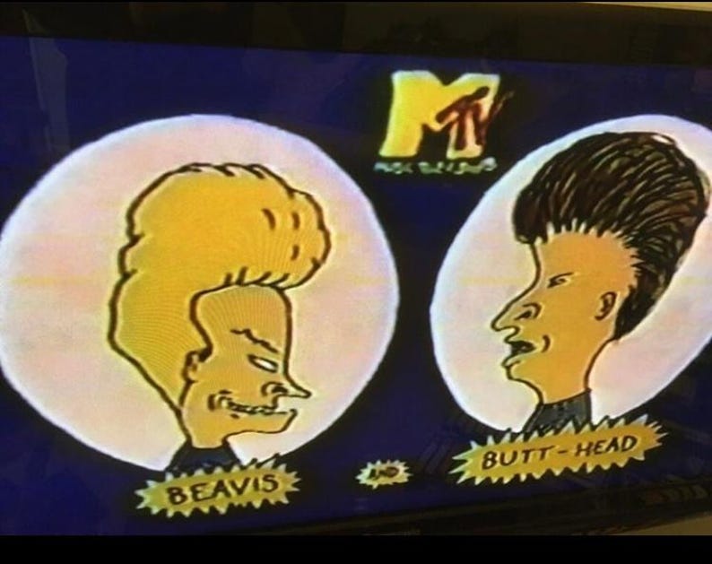 Beavis and Butthead Moron-a-thon 1997 Snoop Dogg MTV Commercials VHS ...