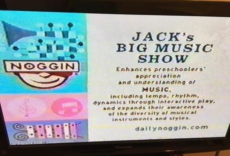Noggin Nick Jr 2007 Wow Wubbzy Jack's Music Little Bill Commercials VHS Blank - Etsy