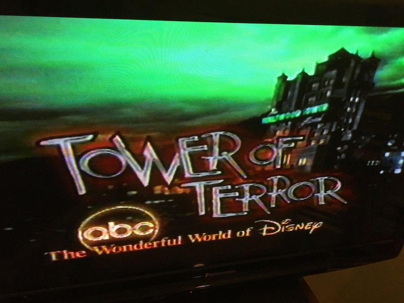 Tower of Terror Disney 1997 ABC With Commercials Halloween Horror VHS ...