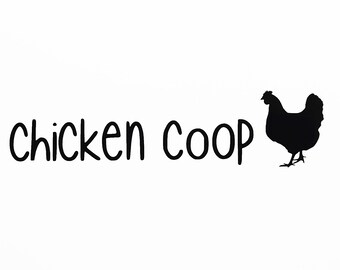 Chicken Coop Sign - Etsy