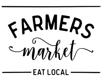 Farmers Market Sign - Etsy
