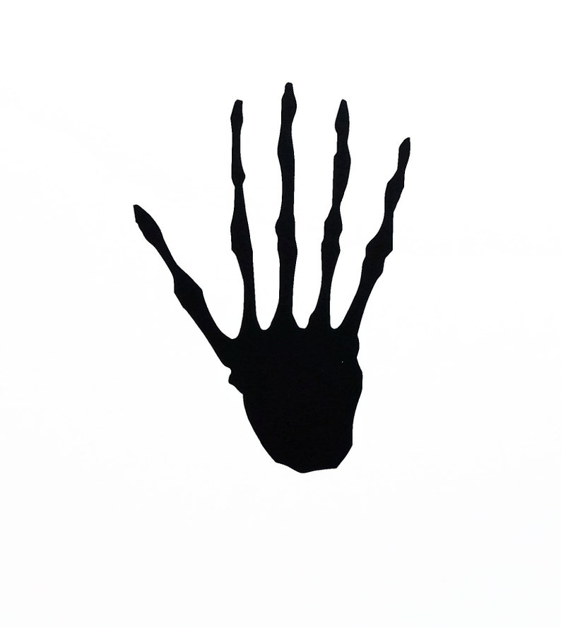 SKELETON HAND Vinyl Decal Skeleton Decor Hand Car Decal - Etsy