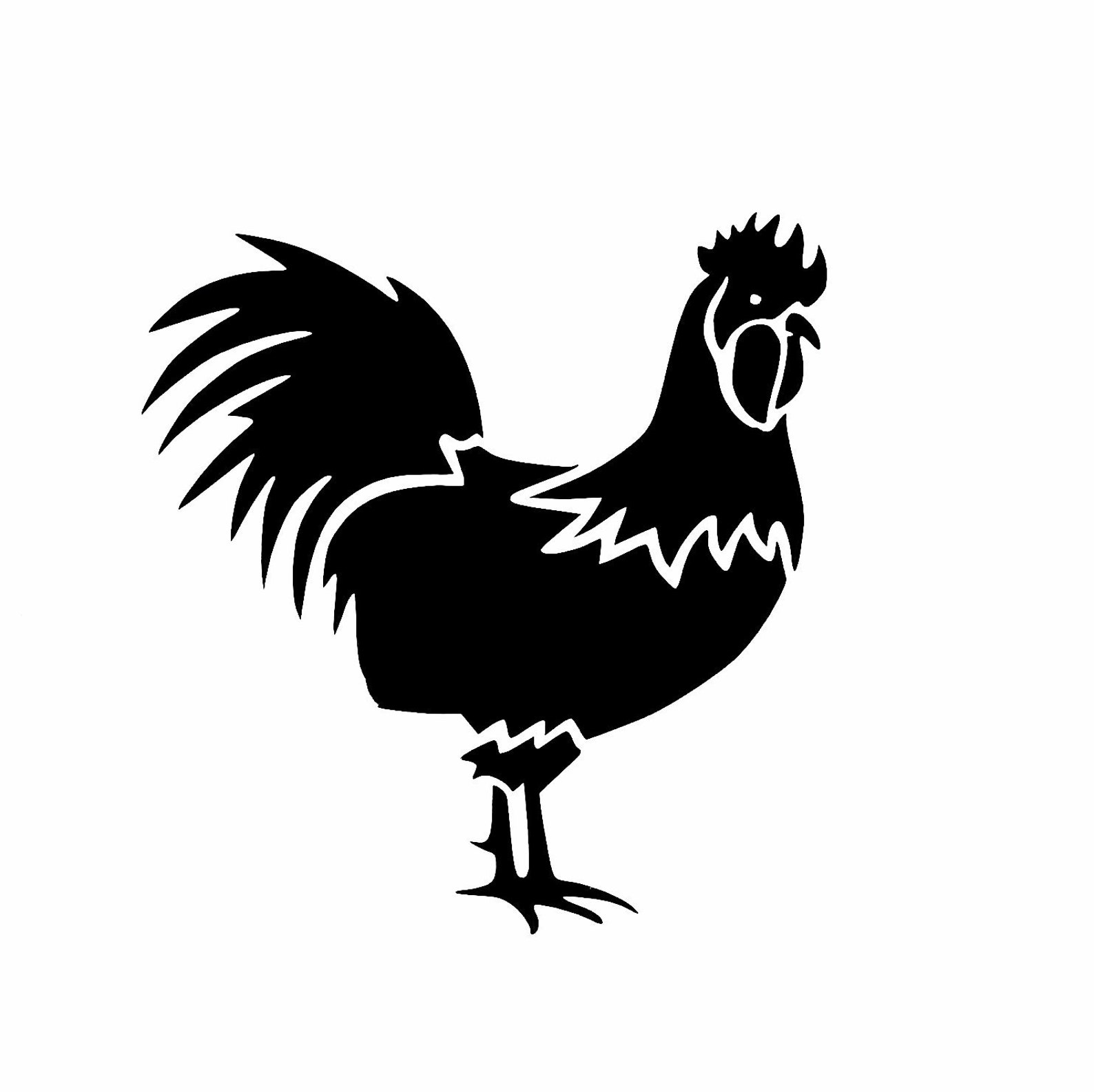 ROOSTER Decal Farmhouse Rooster Farm Decor DIY Farmhouse - Etsy
