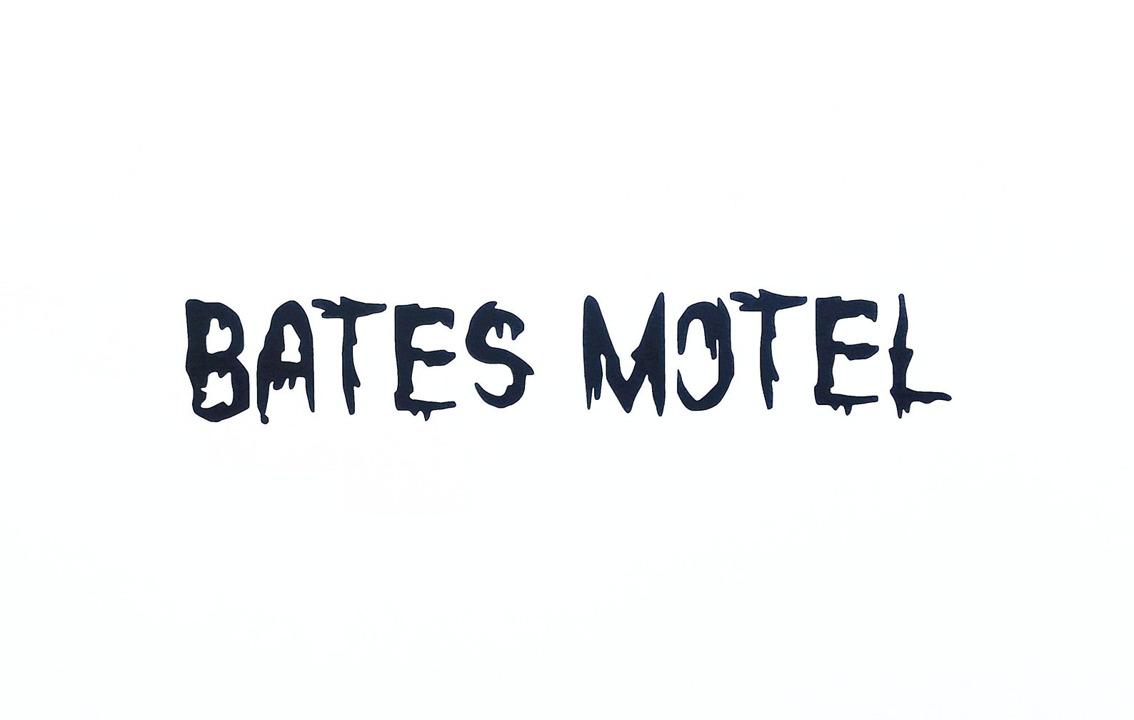BATES MOTEL Decal Halloween Decal Scary Halloween Bates - Etsy
