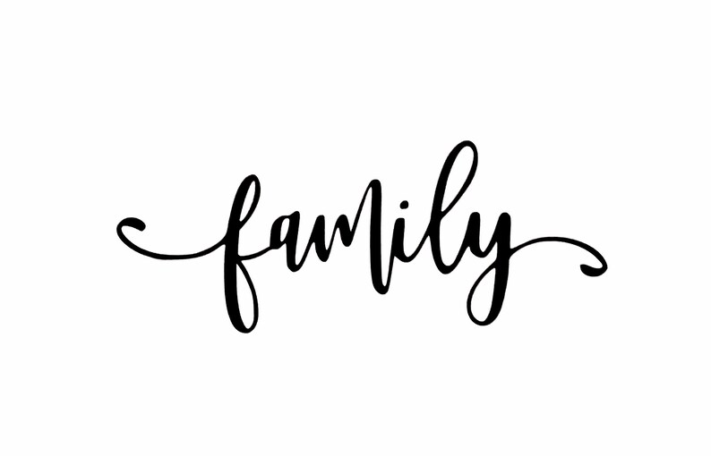 family-vinyl-decal-family-sign-decal-farmhouse-decor-etsy