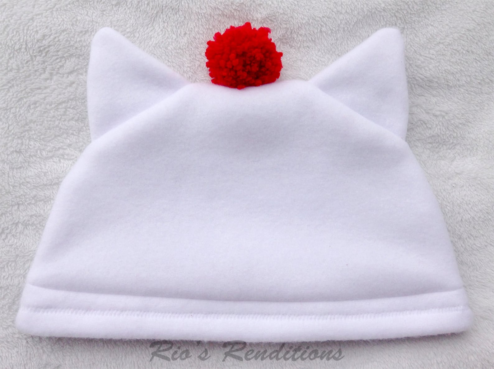 Final Fantasy Moogle Hat / Fleece Hat / Winter Hat / Final | Etsy