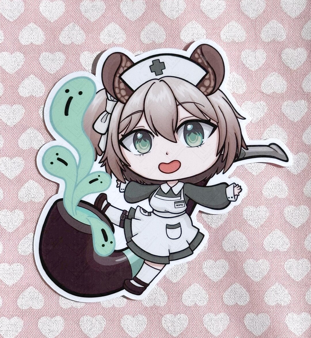 Nimi Nightmare Sticker / 3 Inch Vinyl Sticker / Vtuber Sticker - Etsy