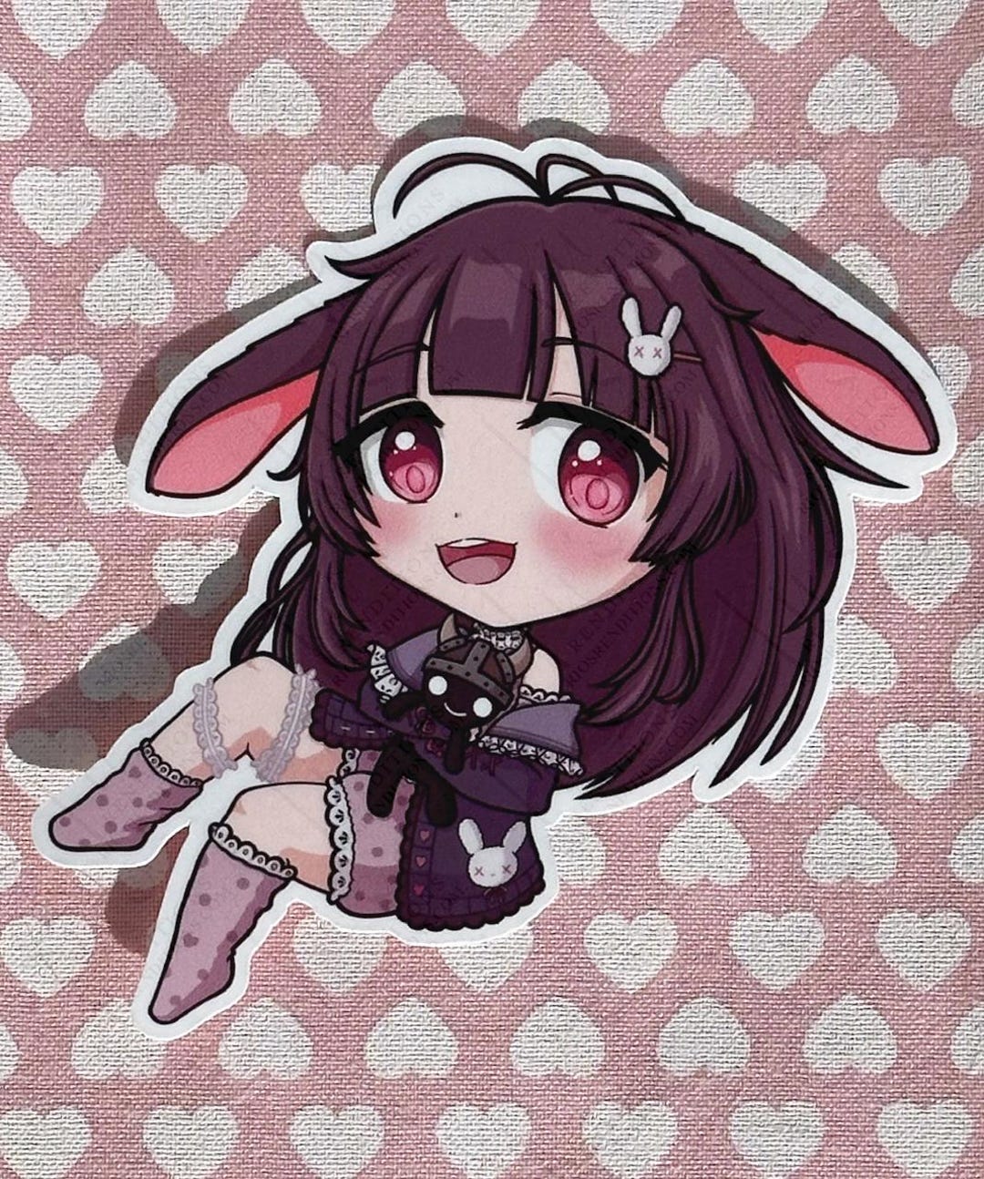 Fallenshadow Shondo Sticker / 3 Inch Vinyl Sticker / Vtuber Sticker - Etsy