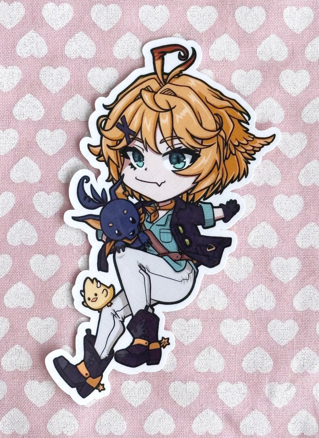 Dokibird D.A.D. and Dragoon / 3 Inch Vinyl Sticker / Vtuber Sticker - Etsy