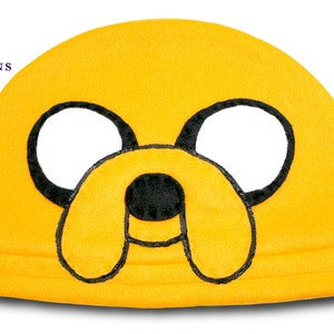 Adventure Time - Jake Hat / Fleece Hat / Costume Hat / Adventure Time ...
