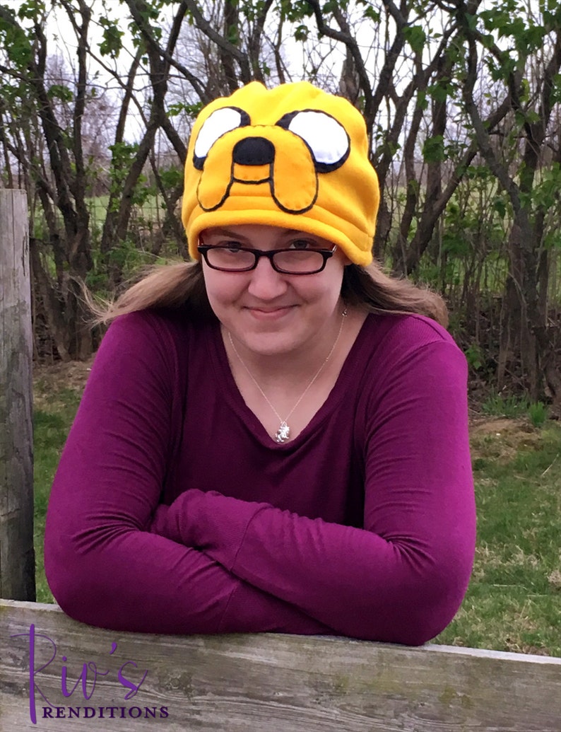 Adventure Time Jake Hat / Fleece Hat / Winter Hat / - Etsy