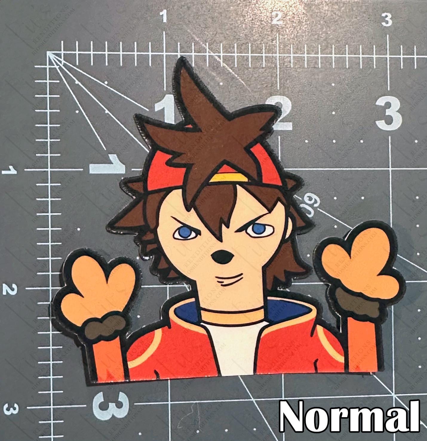Sun Kenji Denji Peeker Sticker / 3 Inch Vinyl Sticker / Vtuber Sticker ...