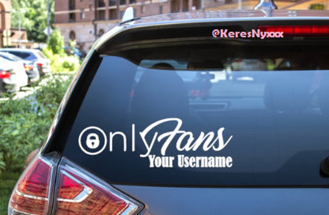 Onlyfans Car Decal Custom Onlyfans Sticker Custom Username Decal ...