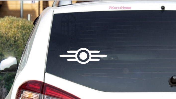 Fallout Vault-tec Vinyl Decal Logo Gamer Show Decals Vinyl Decal ...
