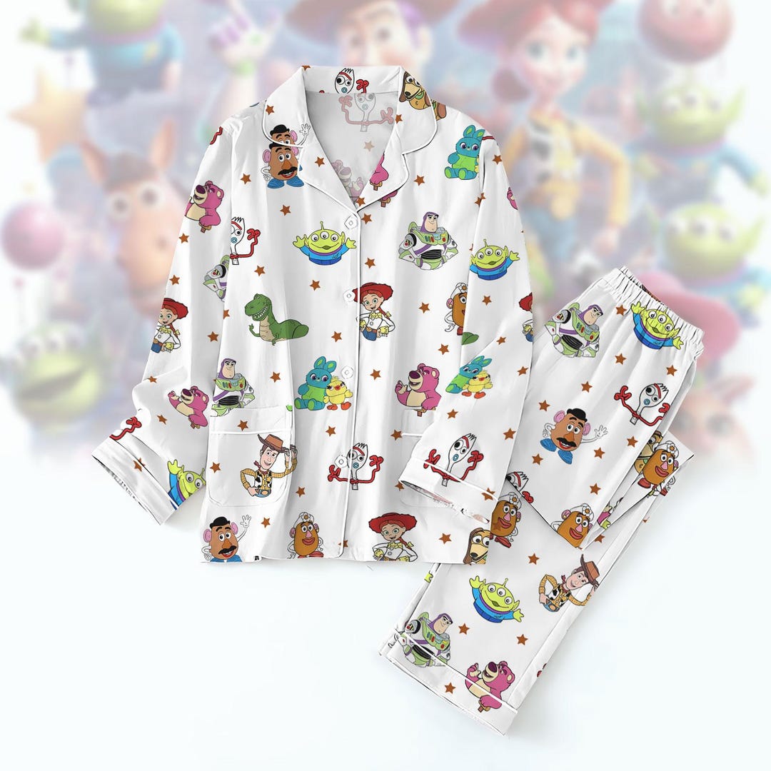 Toy Story Pajamas Set, Disneyland Trip Pajamas for Her, Woody Pajamas ...