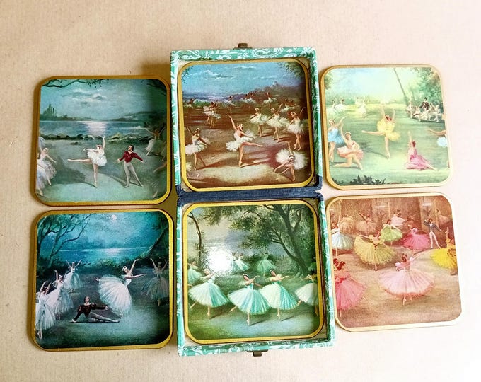 Win-el Ware Don Quixote Vintage Prima Balerina Coaster - Etsy