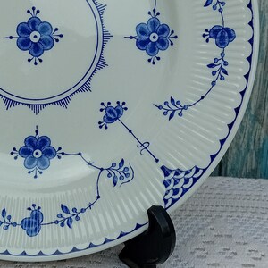 Furnivals Denmark Blue and White Floral Plates - Etsy