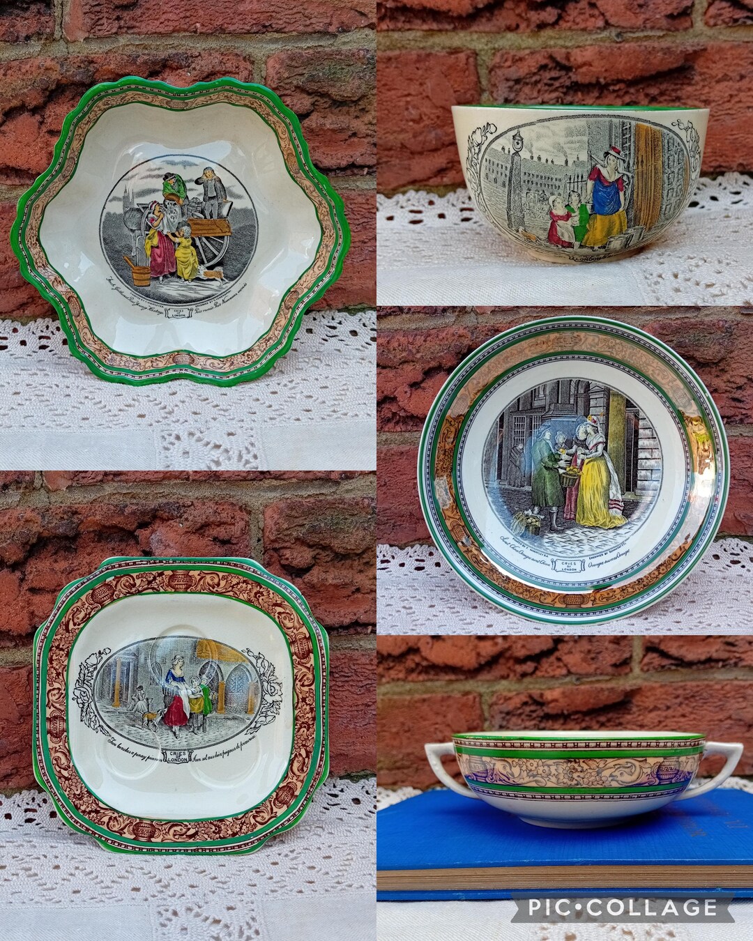 Adams Tunstall "the Cries of London" Ironstone Tableware Inspired by ...