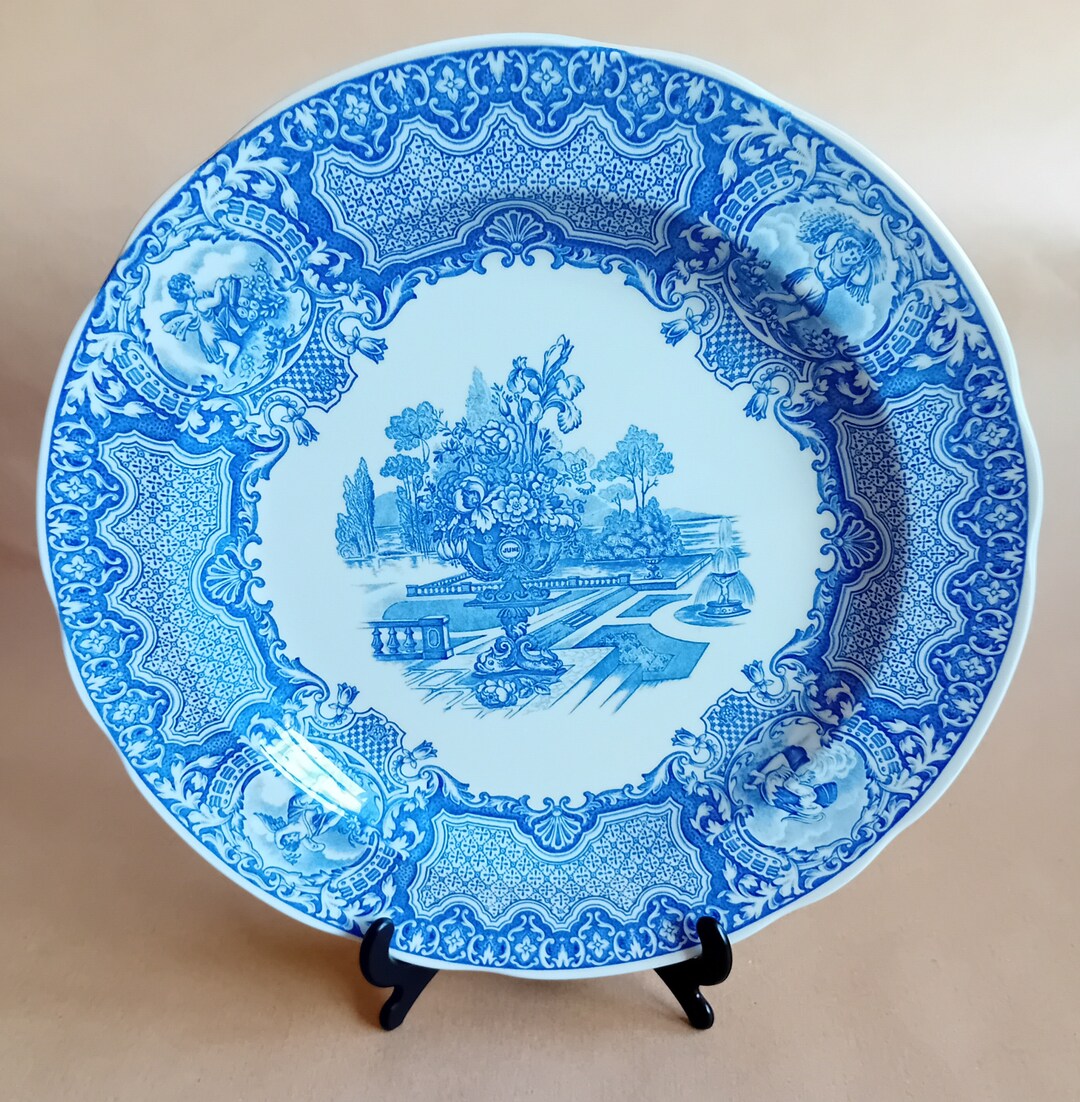 SPODE Blue Room Collection "willow" and "seasons" 10 Inches. - Etsy