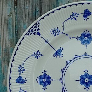 Furnivals Denmark Blue and White Floral Plates - Etsy