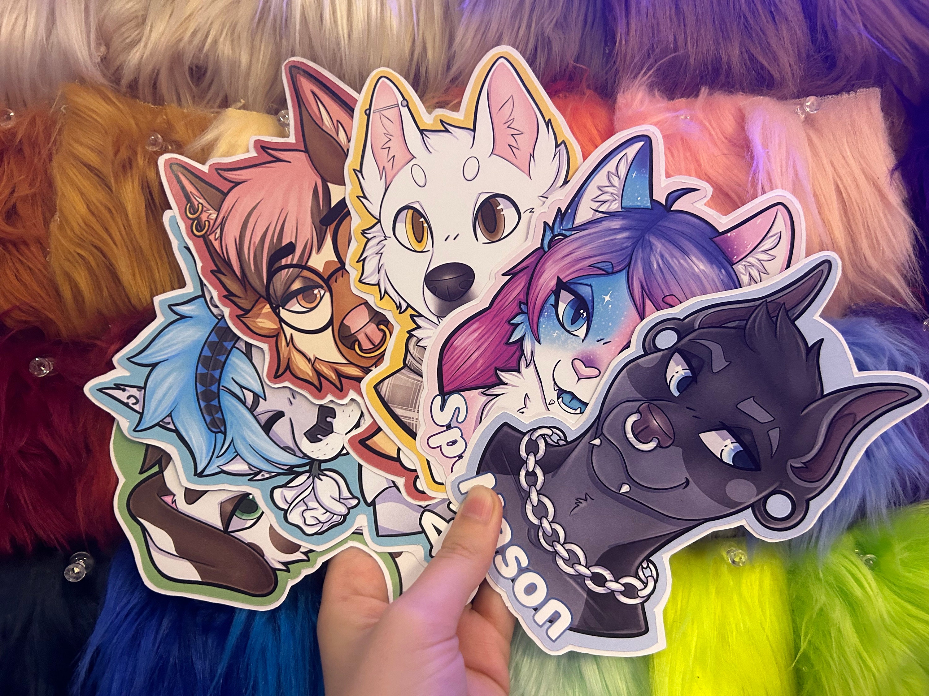 Custom Furry/fursuit Badges - Etsy
