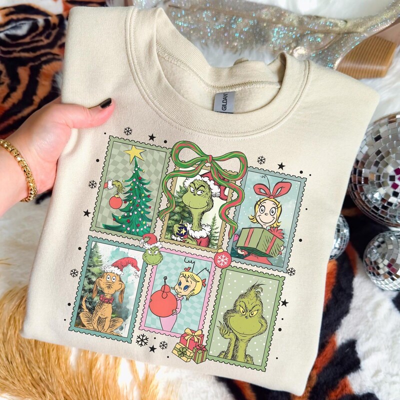 Grinch Stamps for Shirt - Etsy