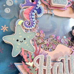 3D Shaker Mermaid Cake Topper, Personalised Name and Age, Birthday Cake ...