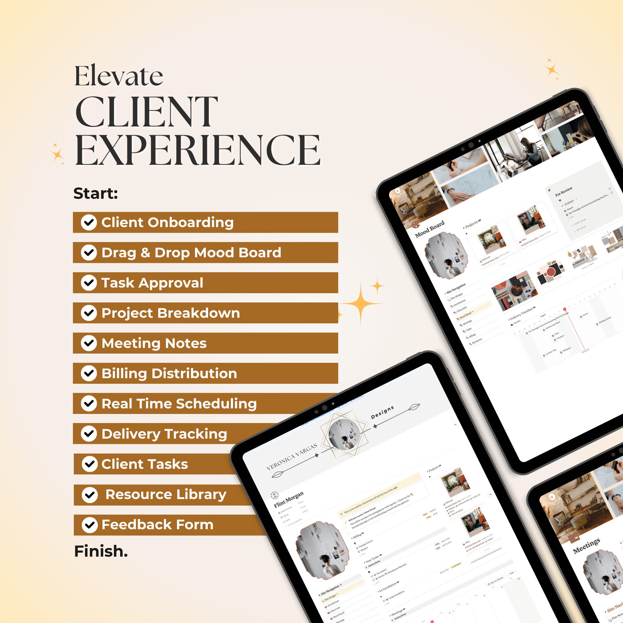 Interior Decorator Client Portal Interior Decorator Project Template ...