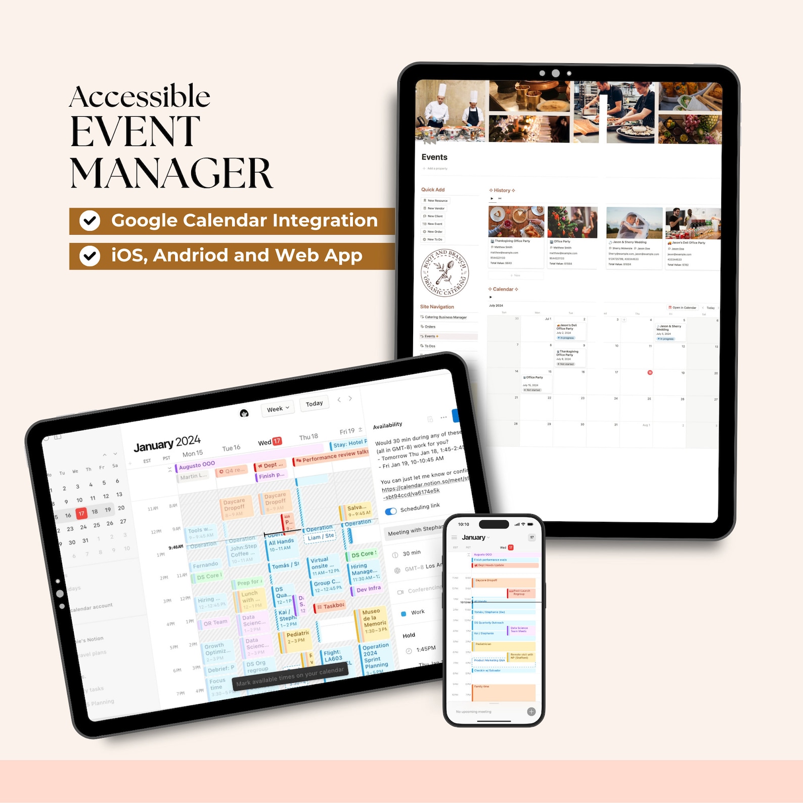 Personal Chef Notion Template Personal Chef Business Notion Planner ...