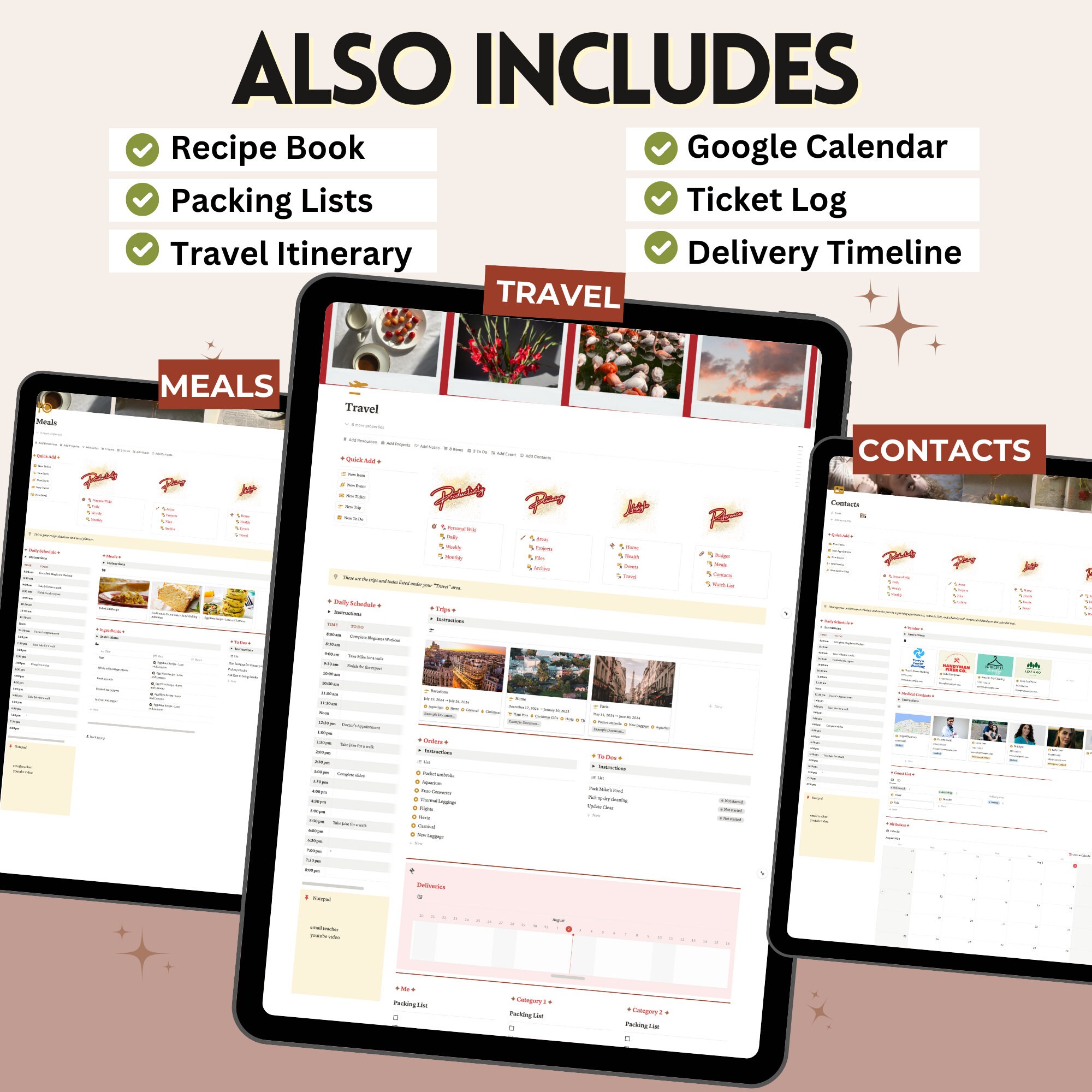 Mega Daily Life Planner Bundle With Daily Home Health and Hobby ...