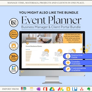 Event Manager Portal Event Planner Client Intake Event Planning Tracker ...