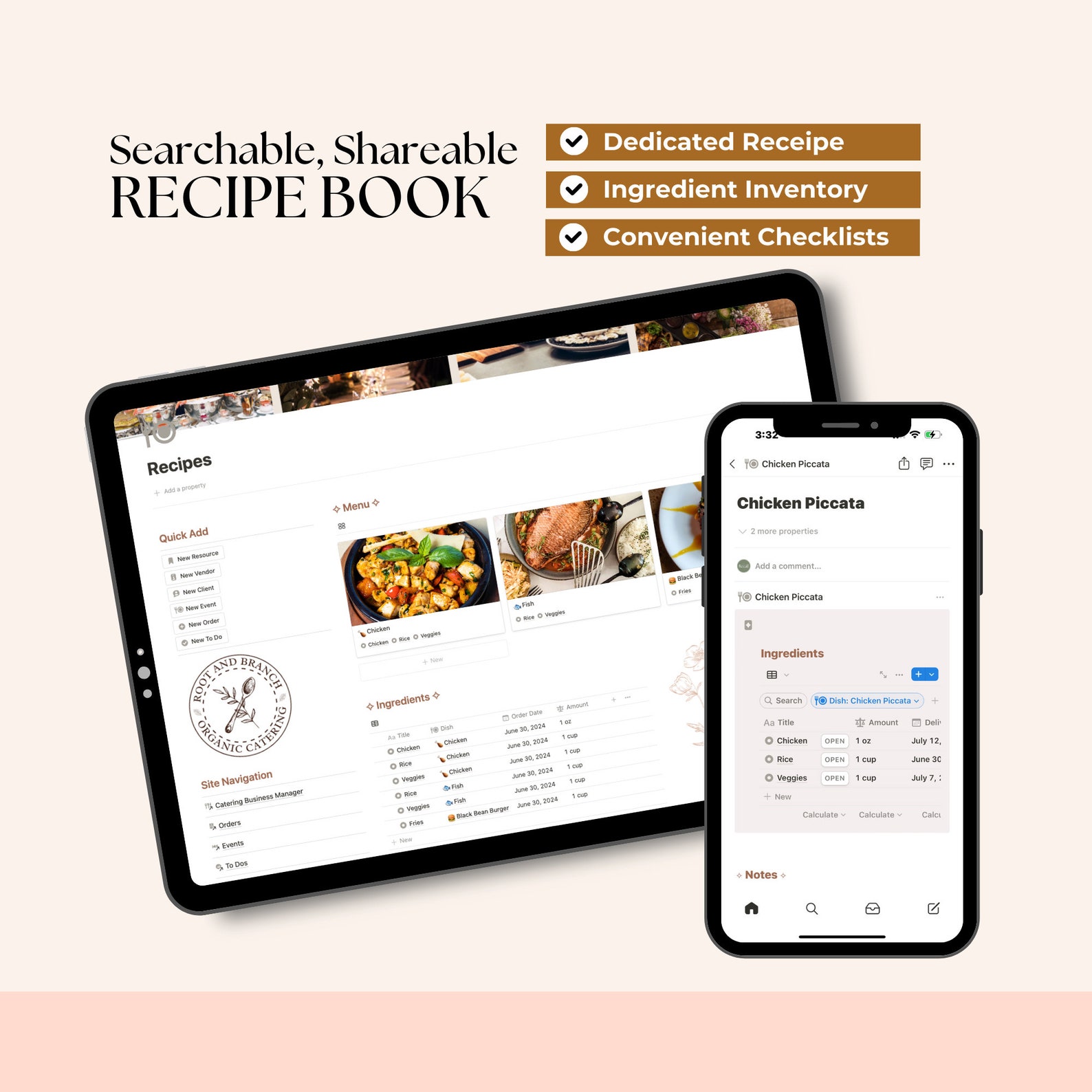 Personal Chef Notion Template Personal Chef Business Notion Planner ...