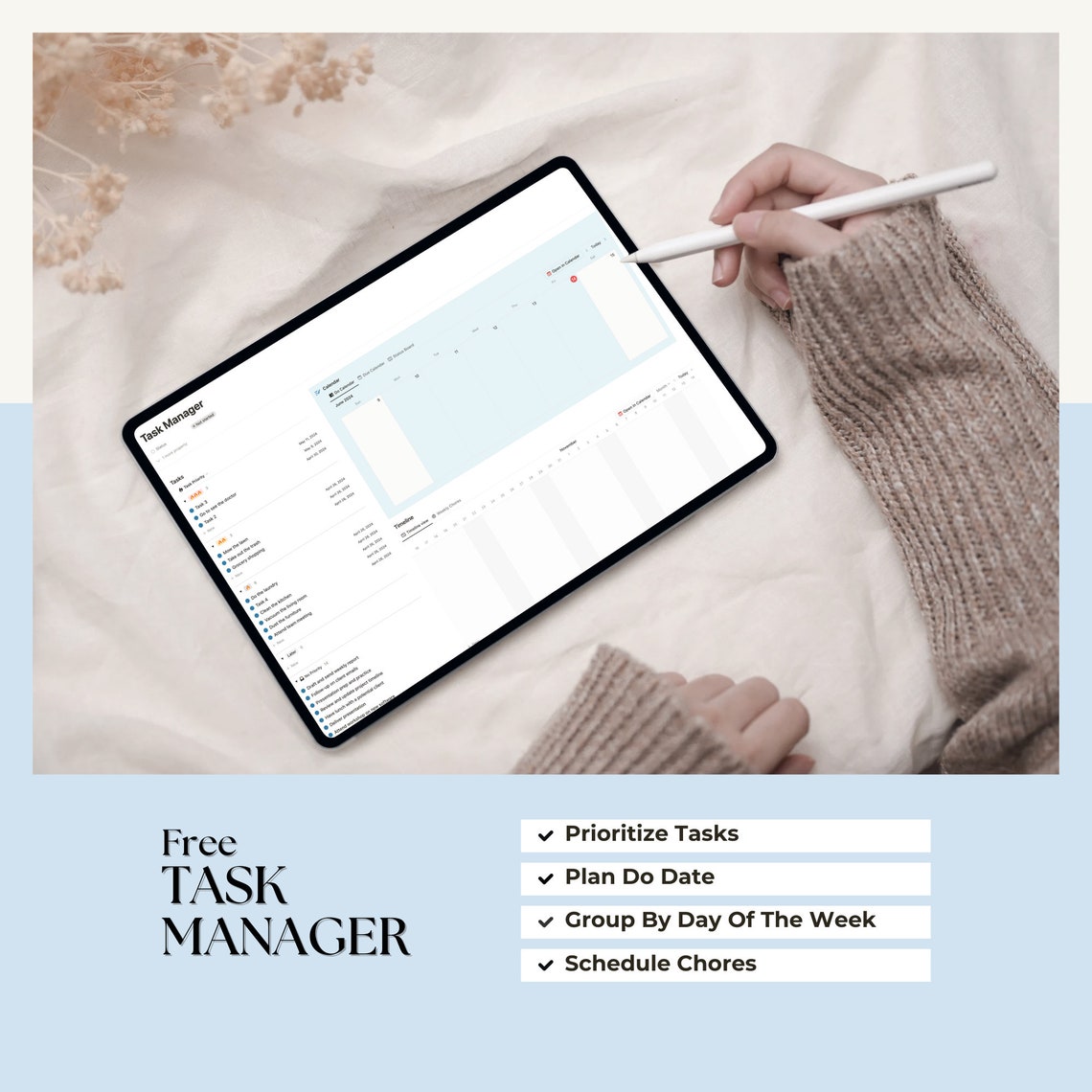 Personal Assistant Client Portal Notion Template Personal Assistant Project Manager Dashboard ...