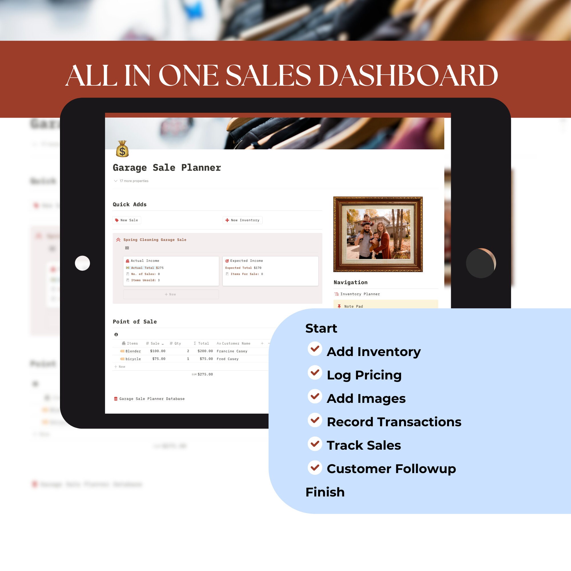 Estate Sale Notion Template Estate Sale Log Inventory Tracker Estate ...