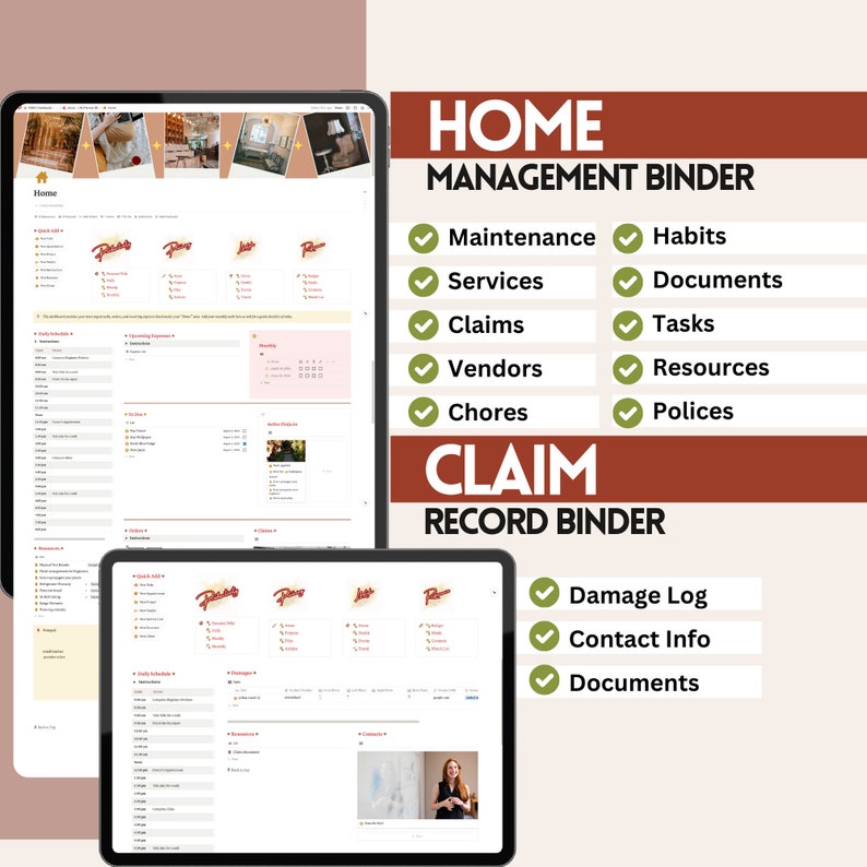 Mega Daily Life Planner Bundle With Daily Home Health and Hobby ...