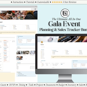 Gala Event Planner Bundle Gala Party Event With Gala Fundraiser ...