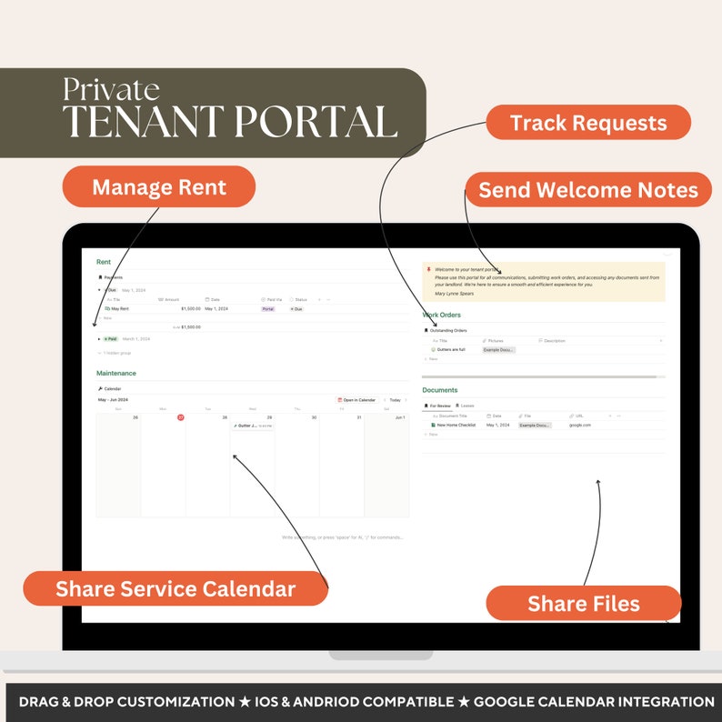 Real Estate Portfolio Dashboard for Multiunit Rental Management ...