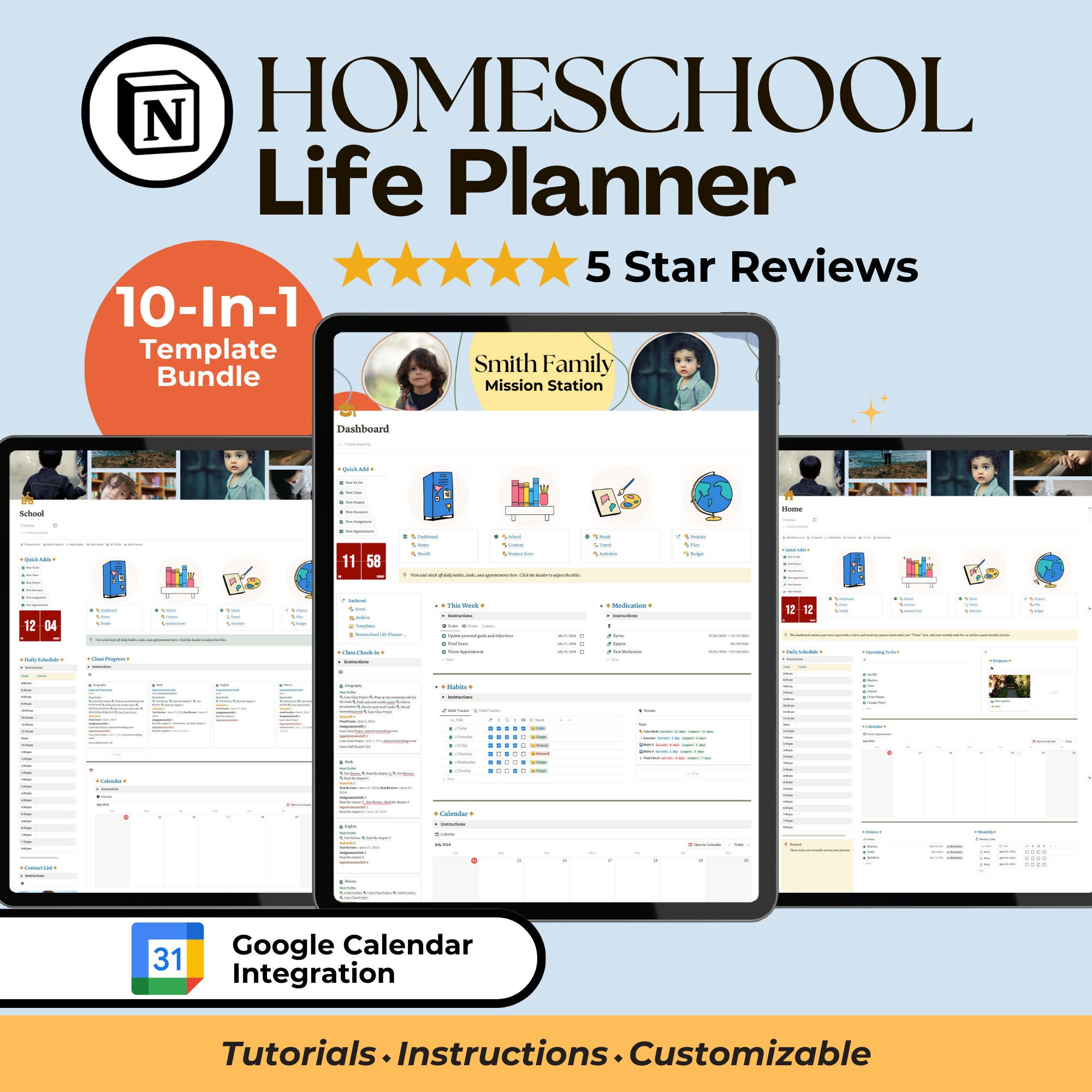 Homeschool Binder Bundle for Preschool Homeschooling Planner Highschool ...