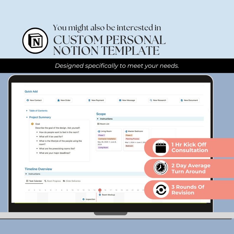Personal Assistant Client Portal Notion Template Personal Assistant ...