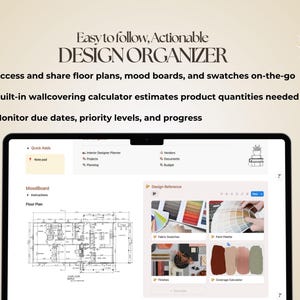 Interior Design Project Manager Notion Template for Interior Design ...
