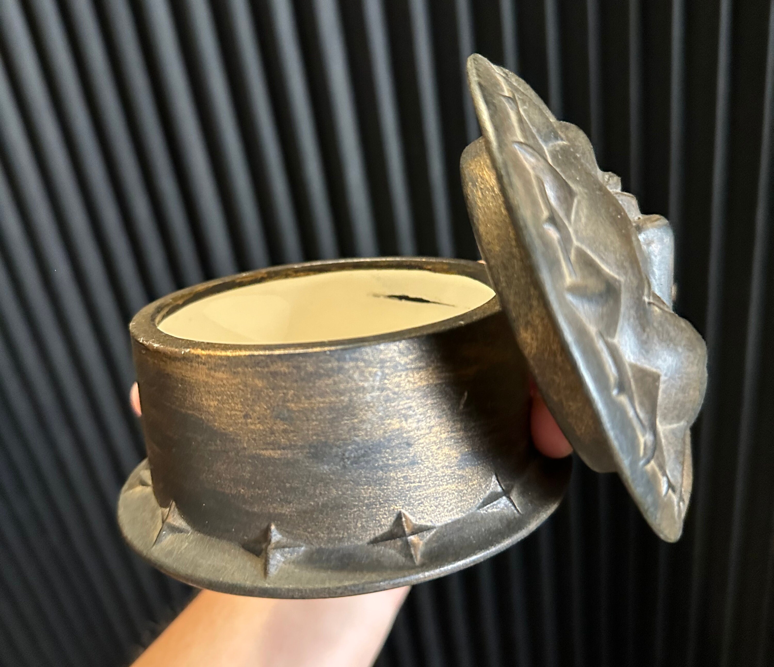 Ceramic Sun Box With Lid, Hand Painted and Signed - Etsy UK