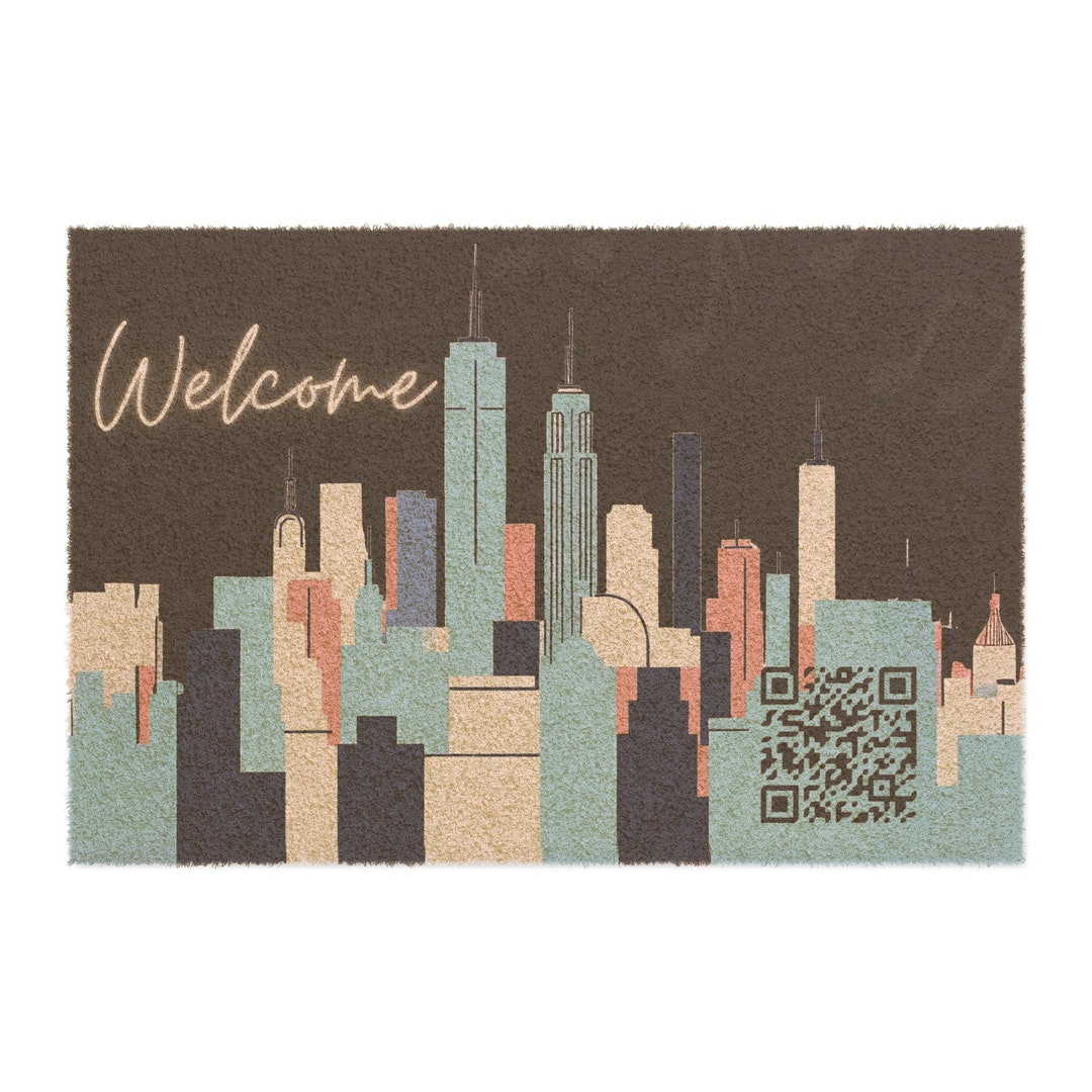 Welcome to New York. Taylor Swift QR Code Doormat - Etsy