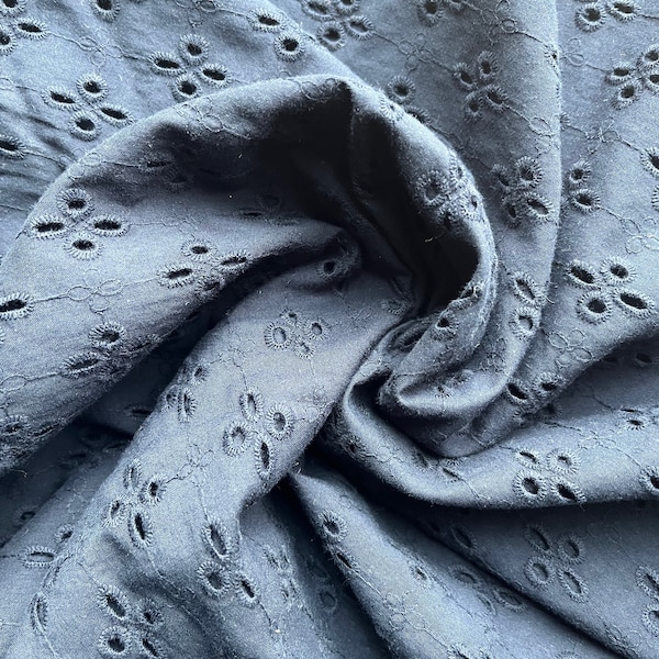 Cotton Eyelet Fabric - Etsy