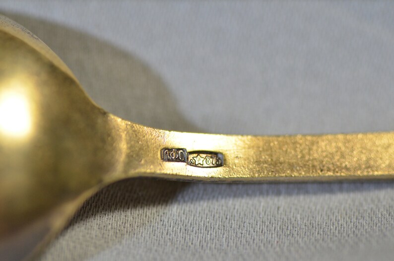 Vintage Russian (USSR) Enameled Spoon - Etsy
