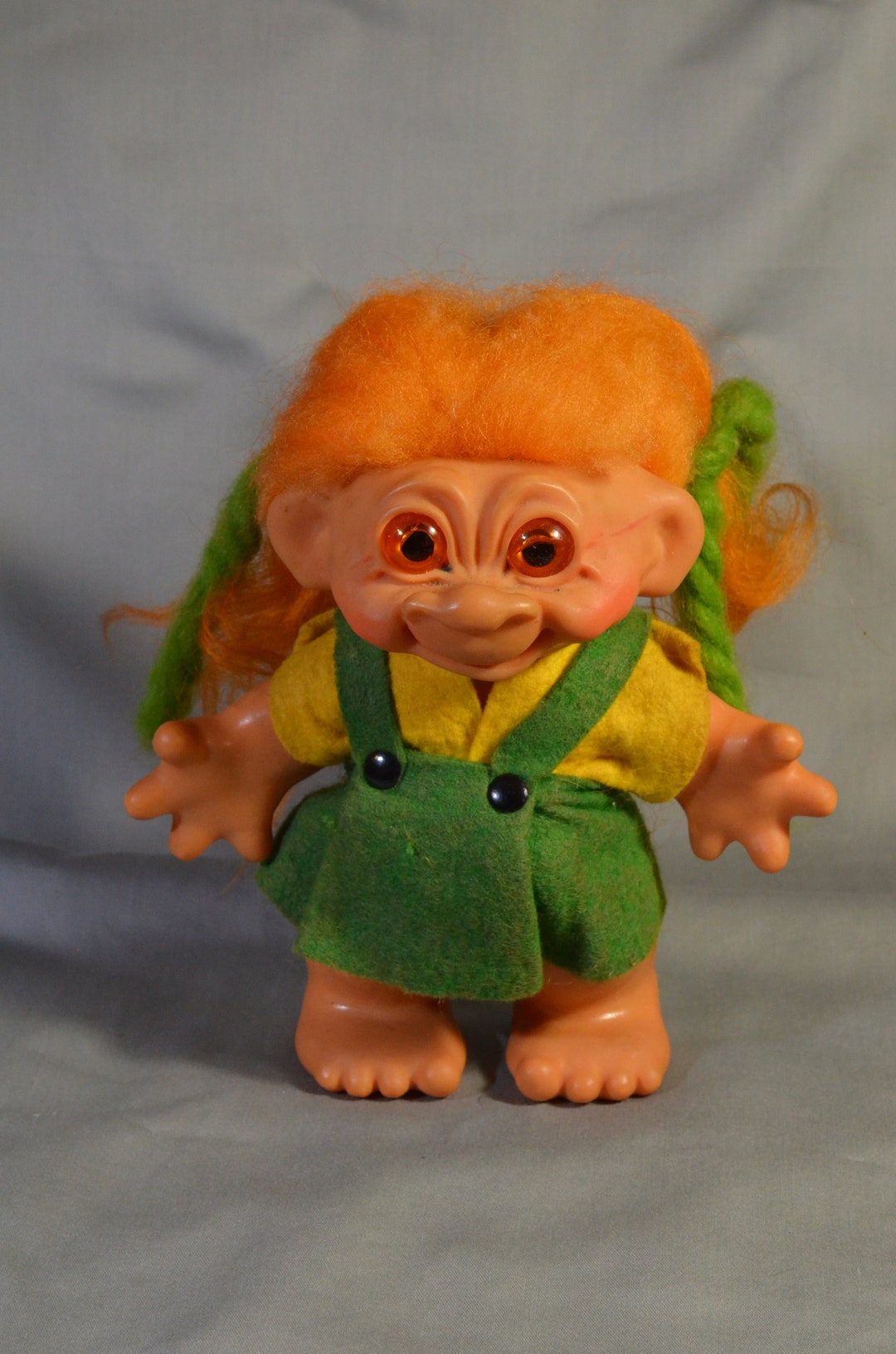 Vintage 1960 Thomas DAM Girl Troll Bank - Etsy