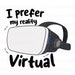 Virtual Reality SVG File, VR Funny Shirt, Gamer Gaming Gift, Headset ...