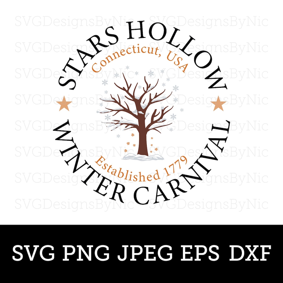 Gilmore Girls SVG, Winter Carnival Festival, Town Square, Stars Hollow ...