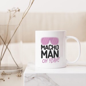 Macho Man SVG, 90s Wrestling, Retro, Oh Yeah, Funny SVG Design, Cricut ...