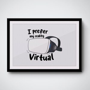 Virtual Reality SVG File, VR Funny Shirt, Gamer Gaming Gift, Headset ...